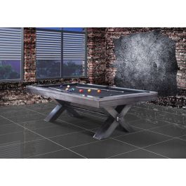 Vox Metal Pool Table by Plank & Hide | Triangle Billiards